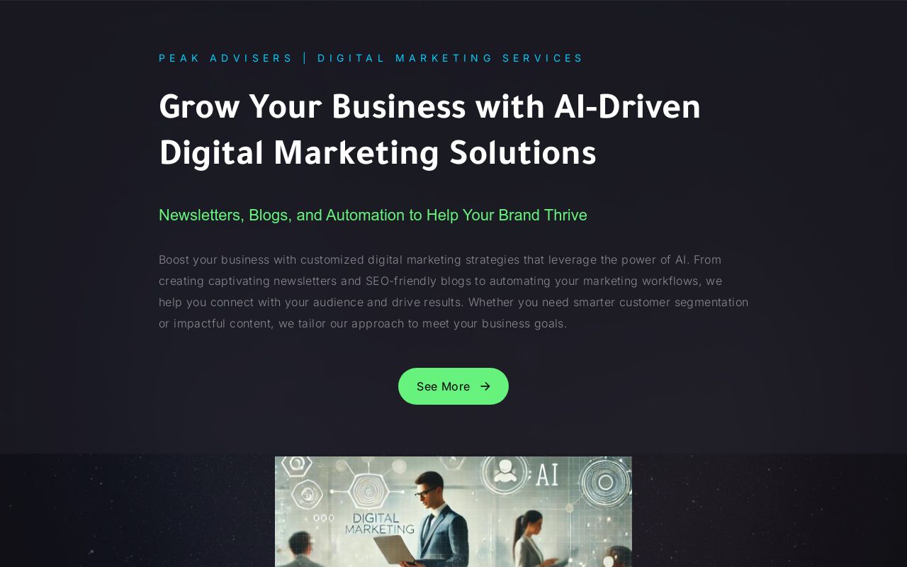 Ai Driven Digital Marketing Services Newsletters Blogs Automation
